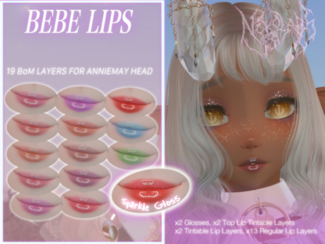 Second Life Marketplace - NEKOLABS - AnnieMay Bebe Lips BOM